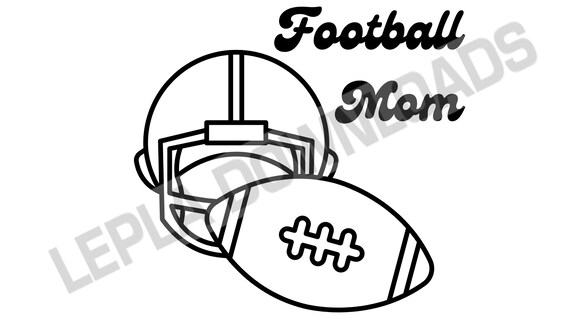 Football Mom SVG - Etsy