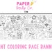 LARGE Christmas Activity Coloring Table Cloth | Giant Coloring Sheet ...