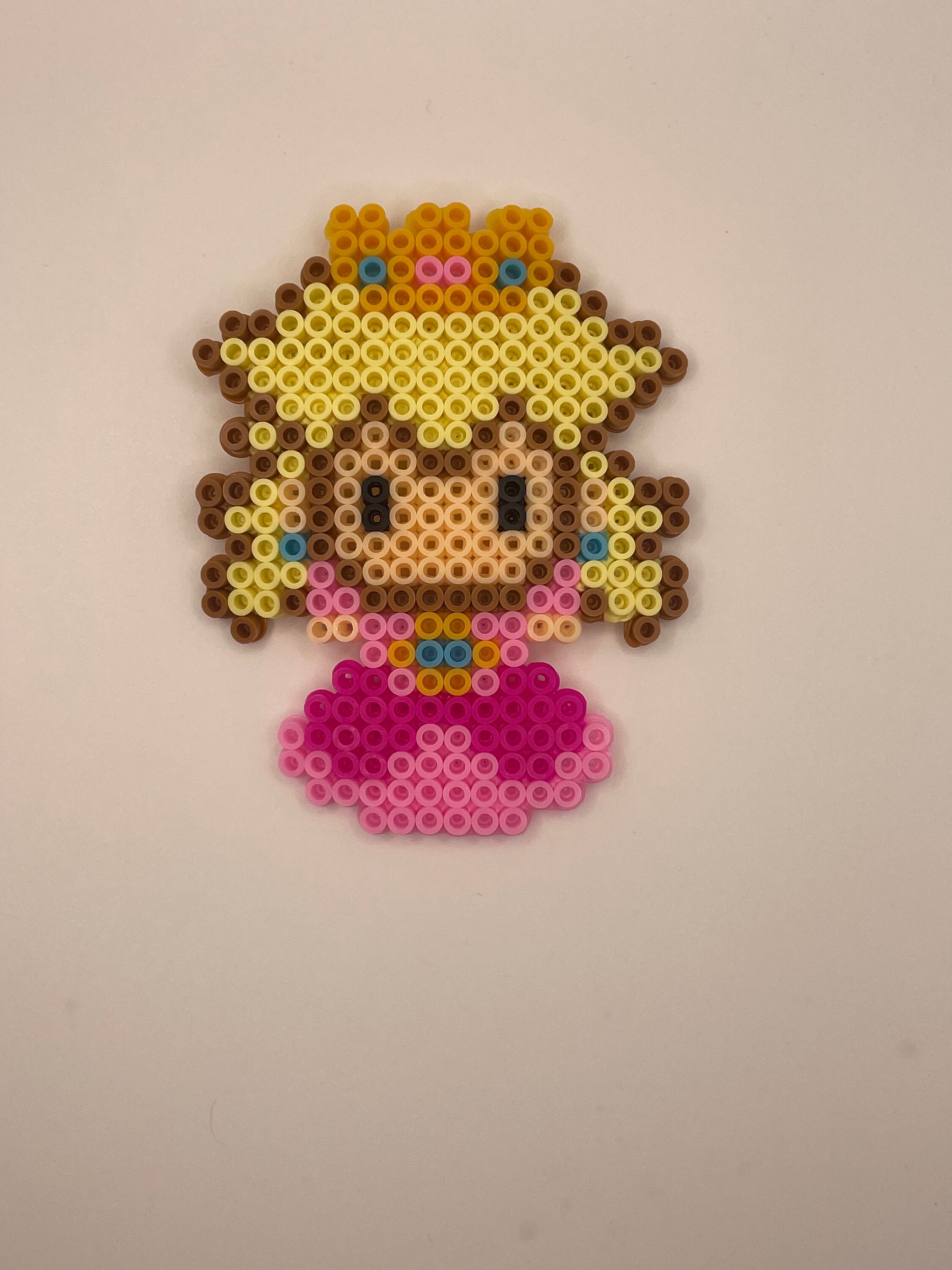 Princess Peach Perler Bead - Etsy