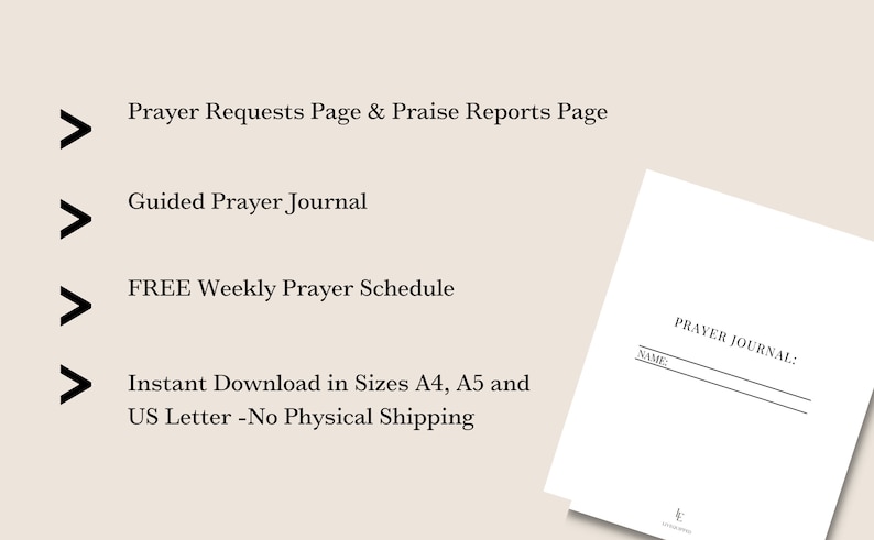 Prayer Journal Template | Daily Prayer Journal | Prayers | Journal ...