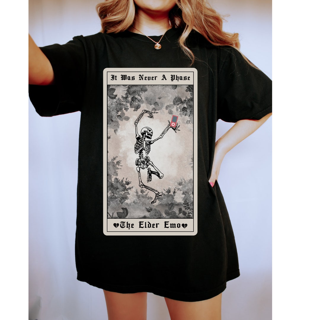 Comfort Colors Elder Emo Shirt Tarot Card the Elder Emo Tee It Was ...