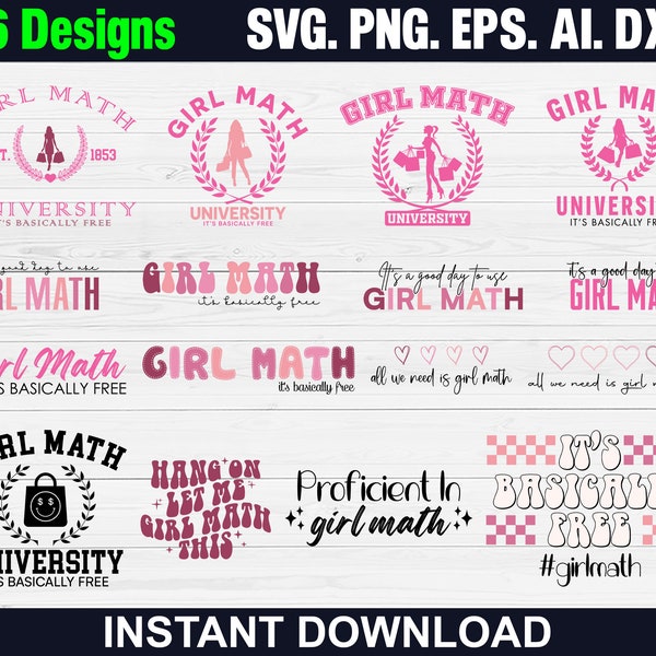 Math Svg - Etsy