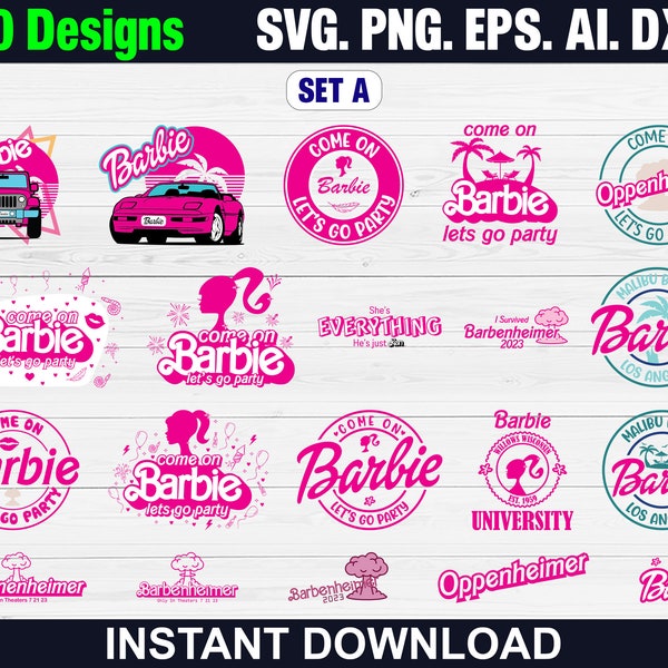 Barbie Svg - Etsy