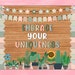 Plant Boho Neutral Bulletin Board Kit | Plant Bulletin Board | Plant ...