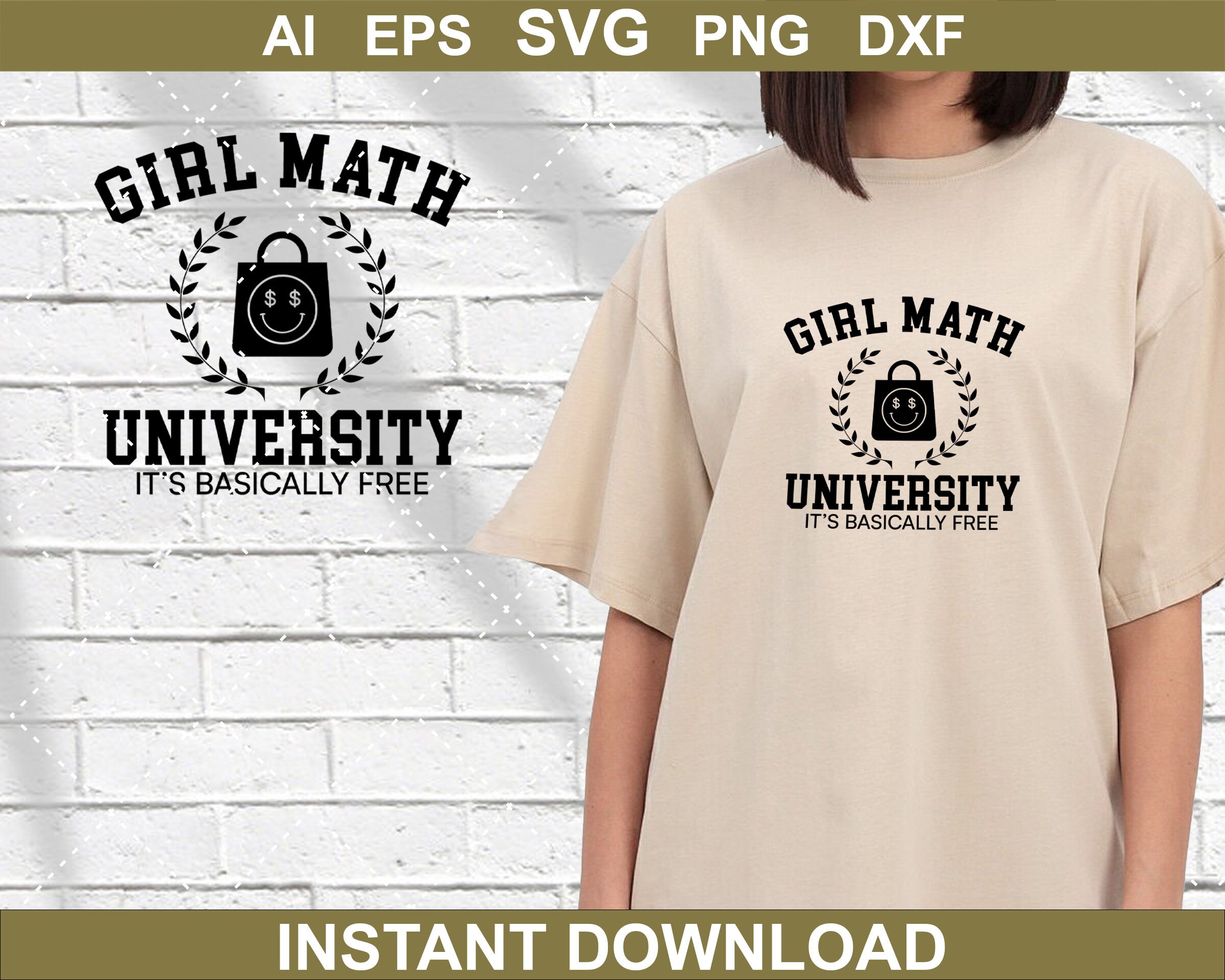 16 Girl Math Svg Bundle, Girl Math Png, Girl Math Shirt, Funny Quote ...