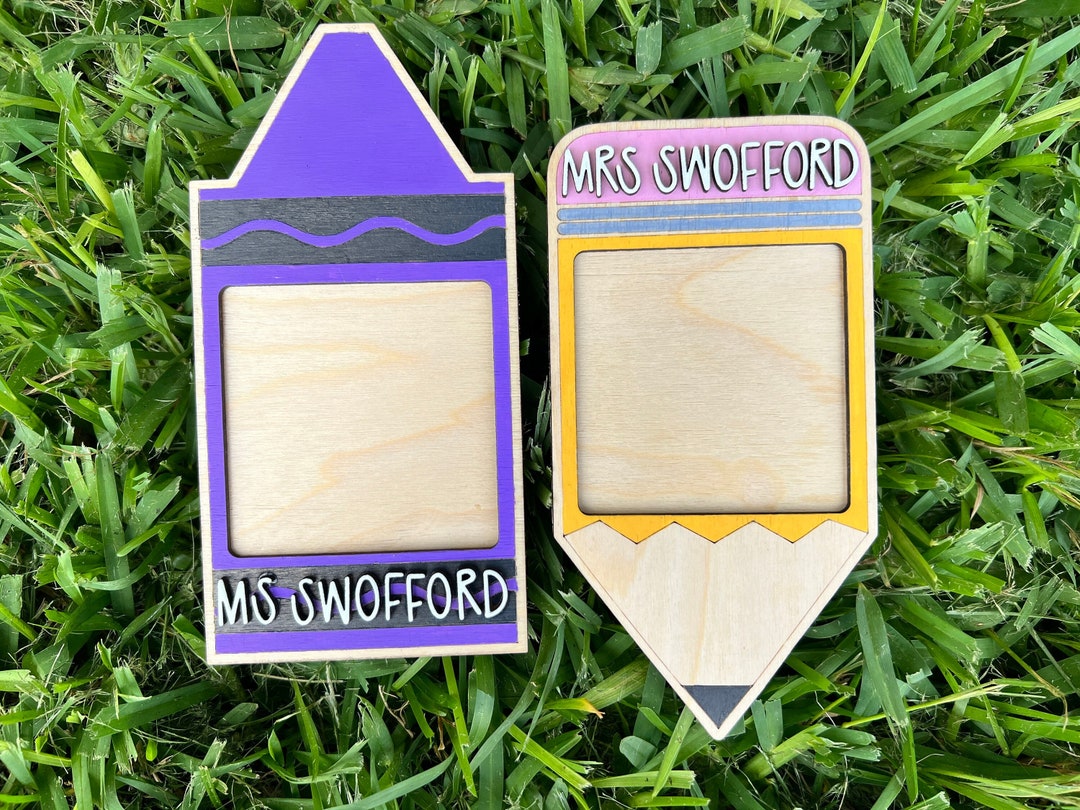 Sticky Note Pad Holder-crayon or Pencil - Etsy