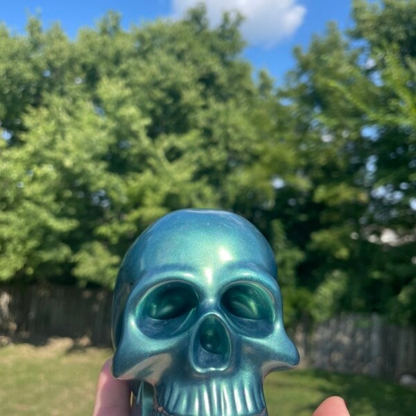 Resin Skull - Etsy
