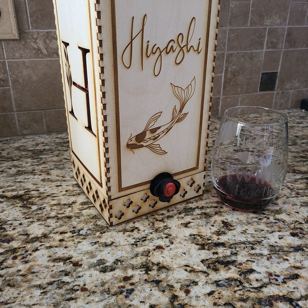 Boxed Wine Cover - Etsy