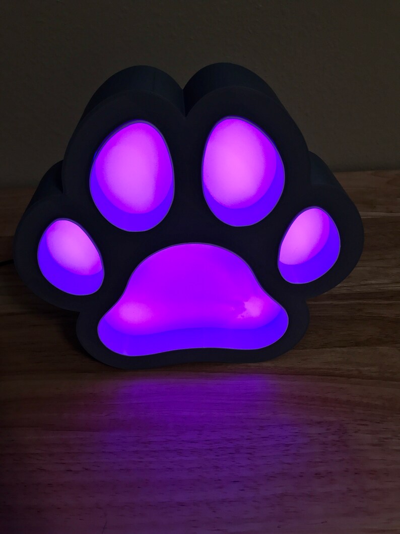 3D Printed Paw Light Downloadable Files - Etsy