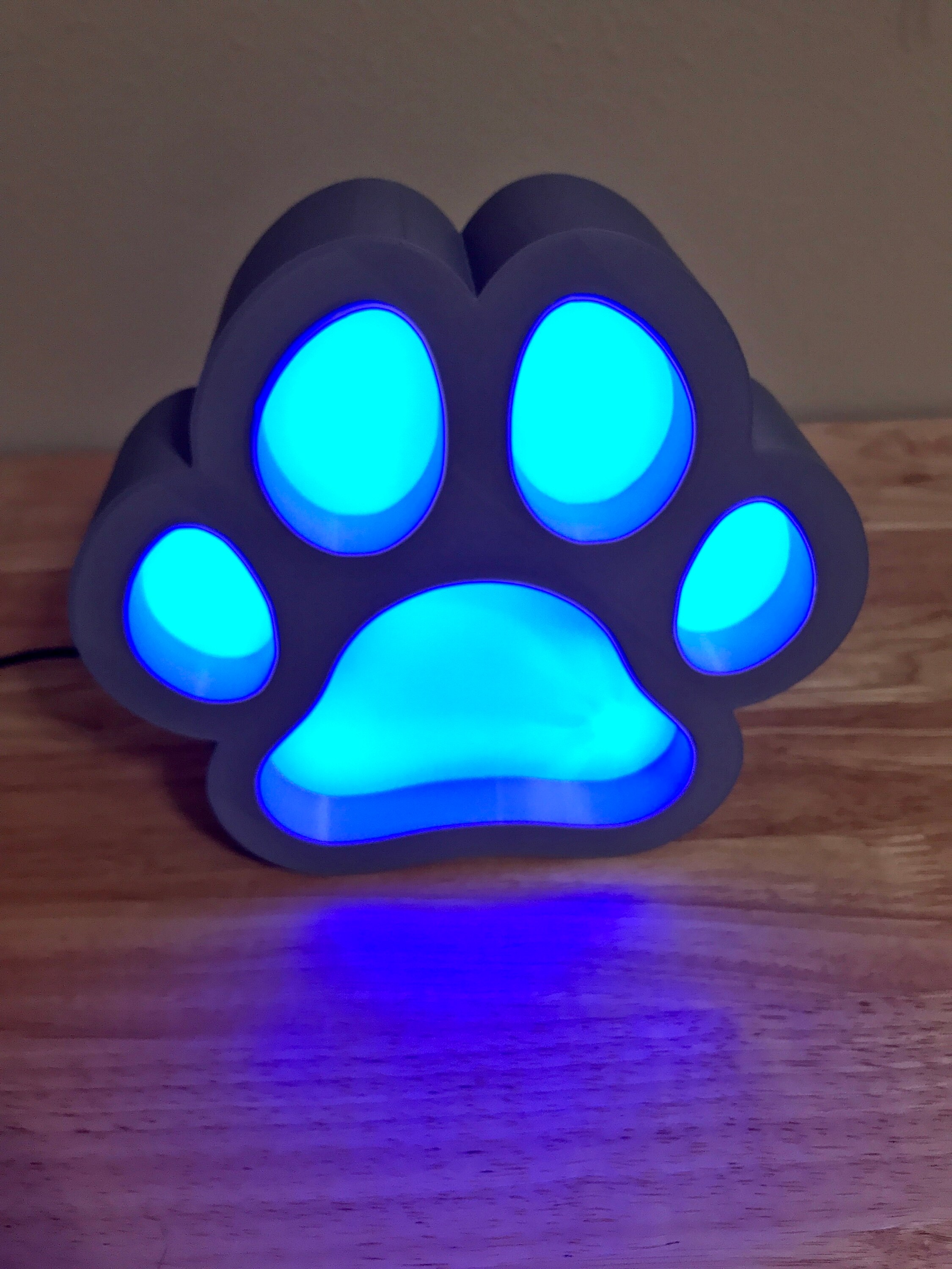 3D Printed Paw Light Downloadable Files - Etsy