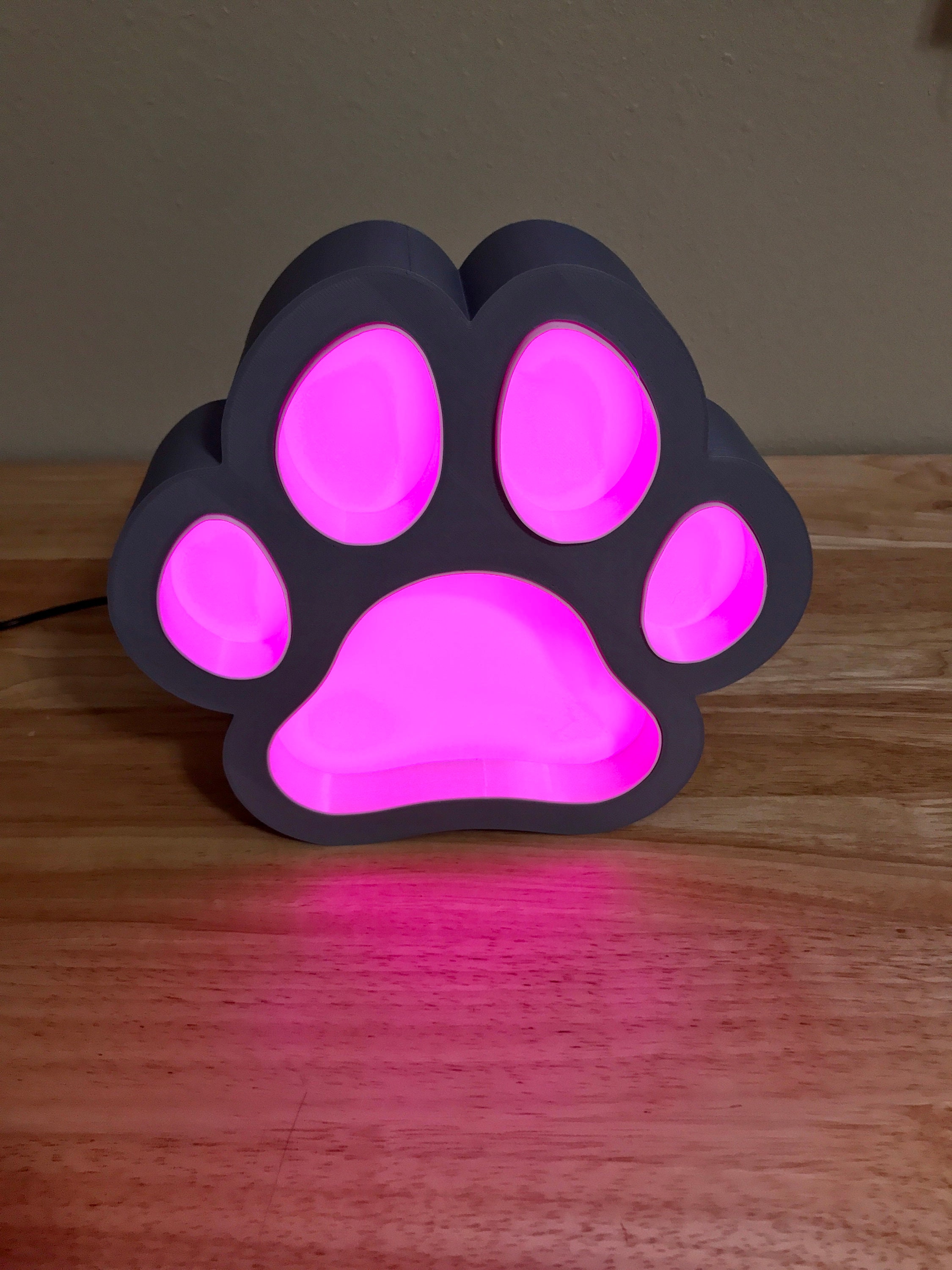 3D Printed Paw Light Downloadable Files - Etsy