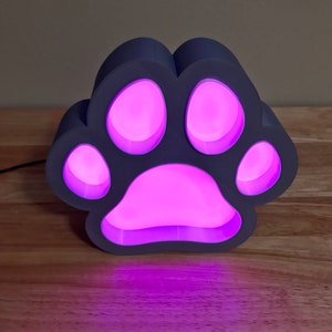 3D Printed Paw Light Downloadable Files - Etsy