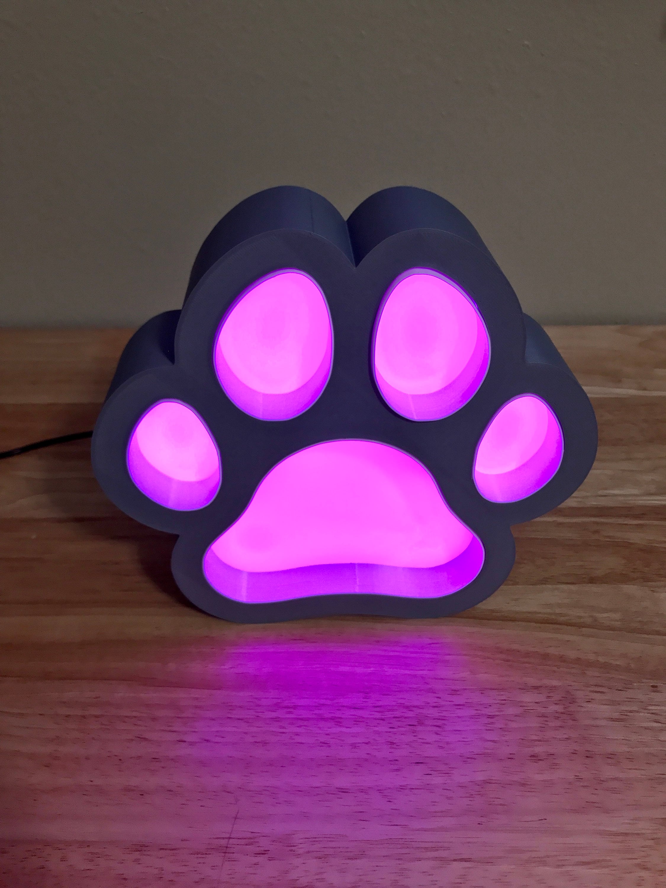 3D Printed Paw Light Downloadable Files - Etsy