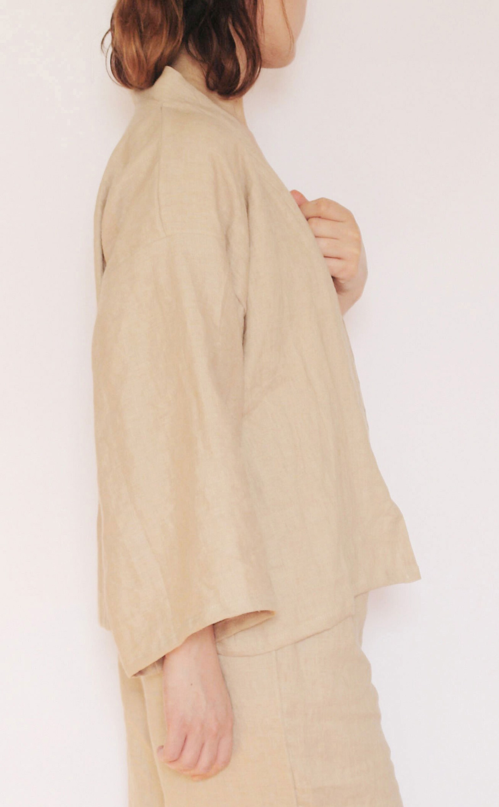 Linen Jacket Womens Linen Kimono Jacket Womens Linen Clothing Plus Size ...