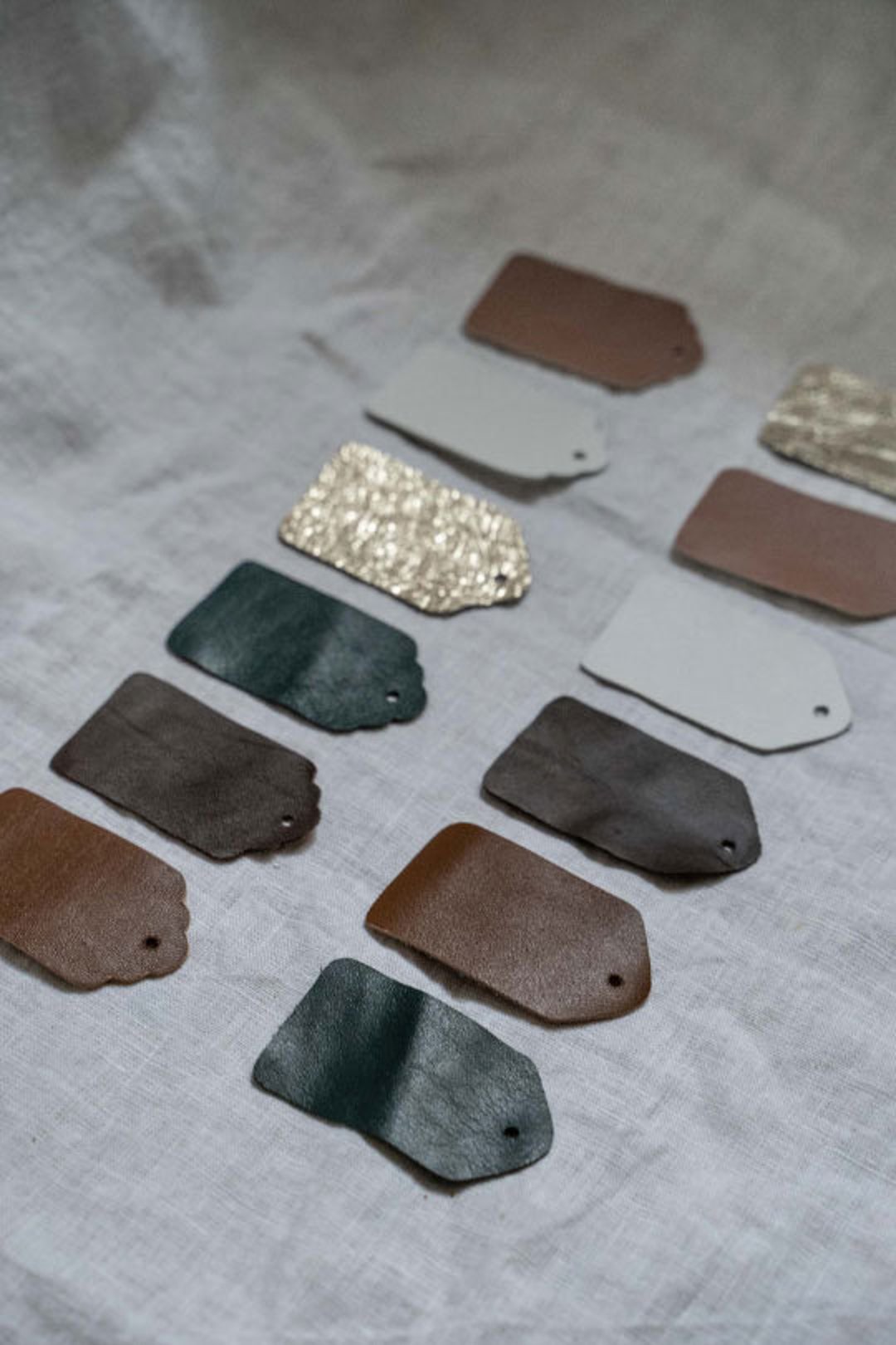 Leather Tags, Custom Gift Tags, Wedding Favor Tags, Blank Tags Multiple ...