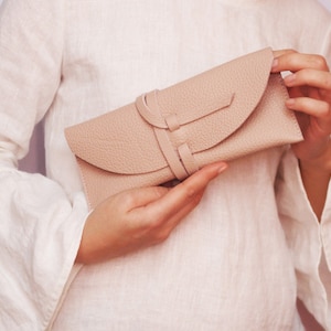 Leather Wrap Bag Size Small Leather Handbag Womens Leather Clutch ...