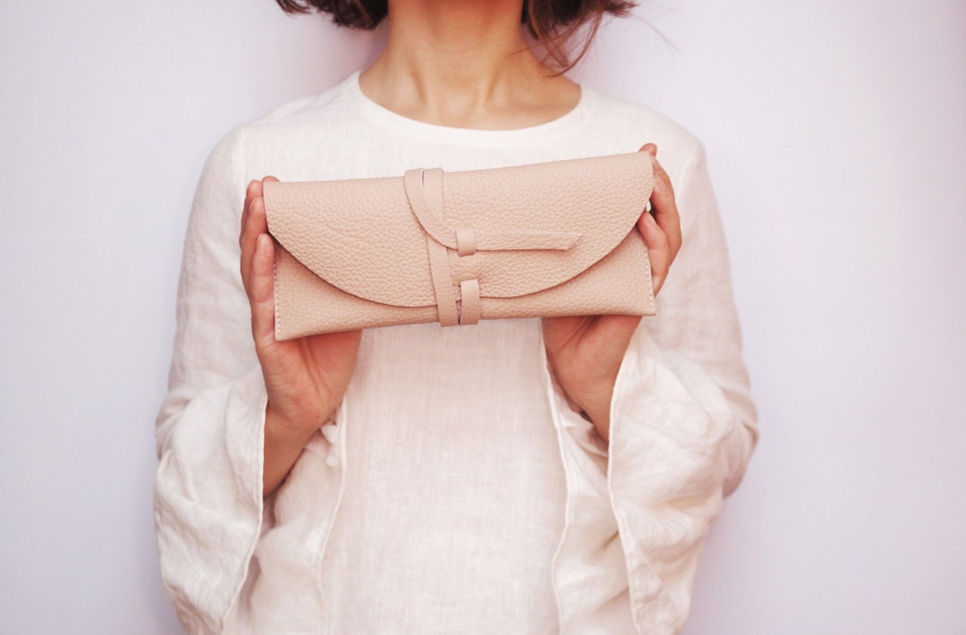 Leather Wrap Bag Size Small Leather Handbag Womens Leather Clutch ...