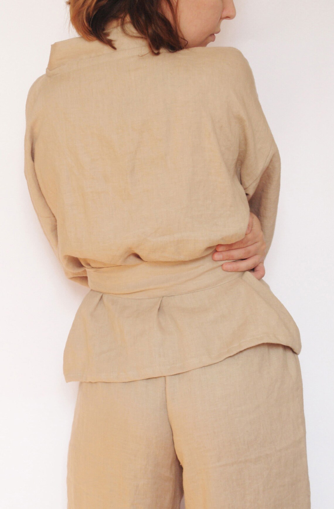 Linen Jacket Womens Linen Kimono Jacket Womens Linen Clothing Plus Size ...