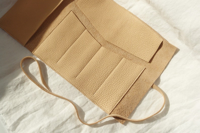 Leather Knitting Needle Case, Leather Crochet Hook Case, Knitting ...