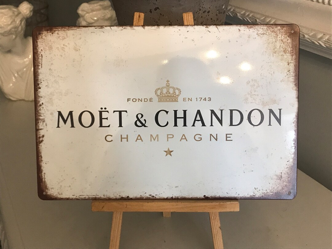 Vintage Retro Tin Sign 20cm X 30cm Moet & Chandon Champagne - Etsy