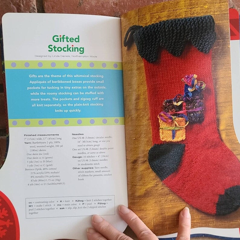 Book - Knit Christmas Stockings - Etsy