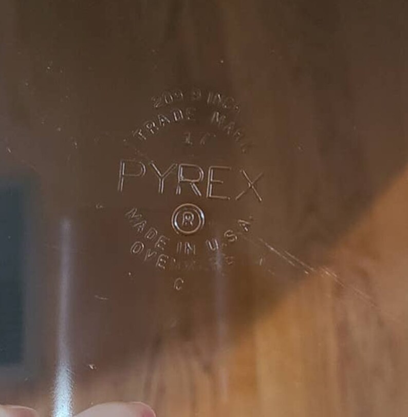 9 Inch Pyrex Glass Pie Plate - Etsy