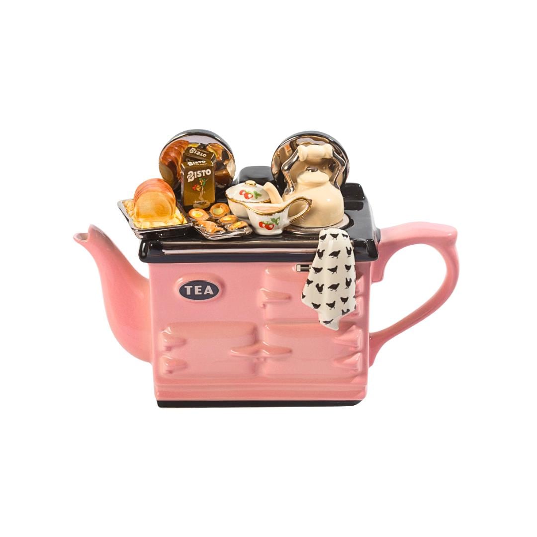 British Sunday Lunch Teapot Large Aga Style – Nostalgic Cooker Teapot ...