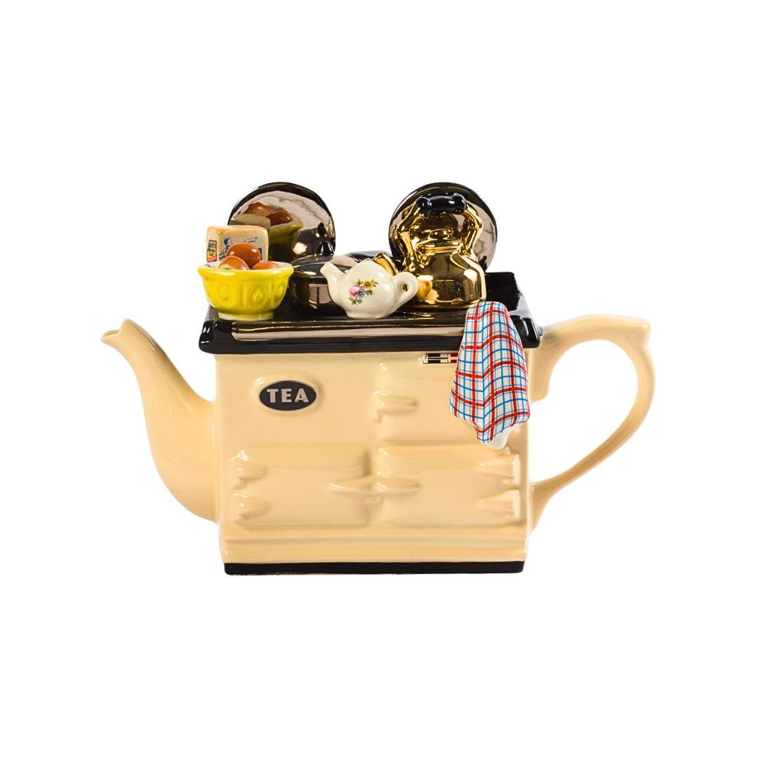 Breakfast Large Aga Style Teapot – Collectible Nostalgic Teapot for ...
