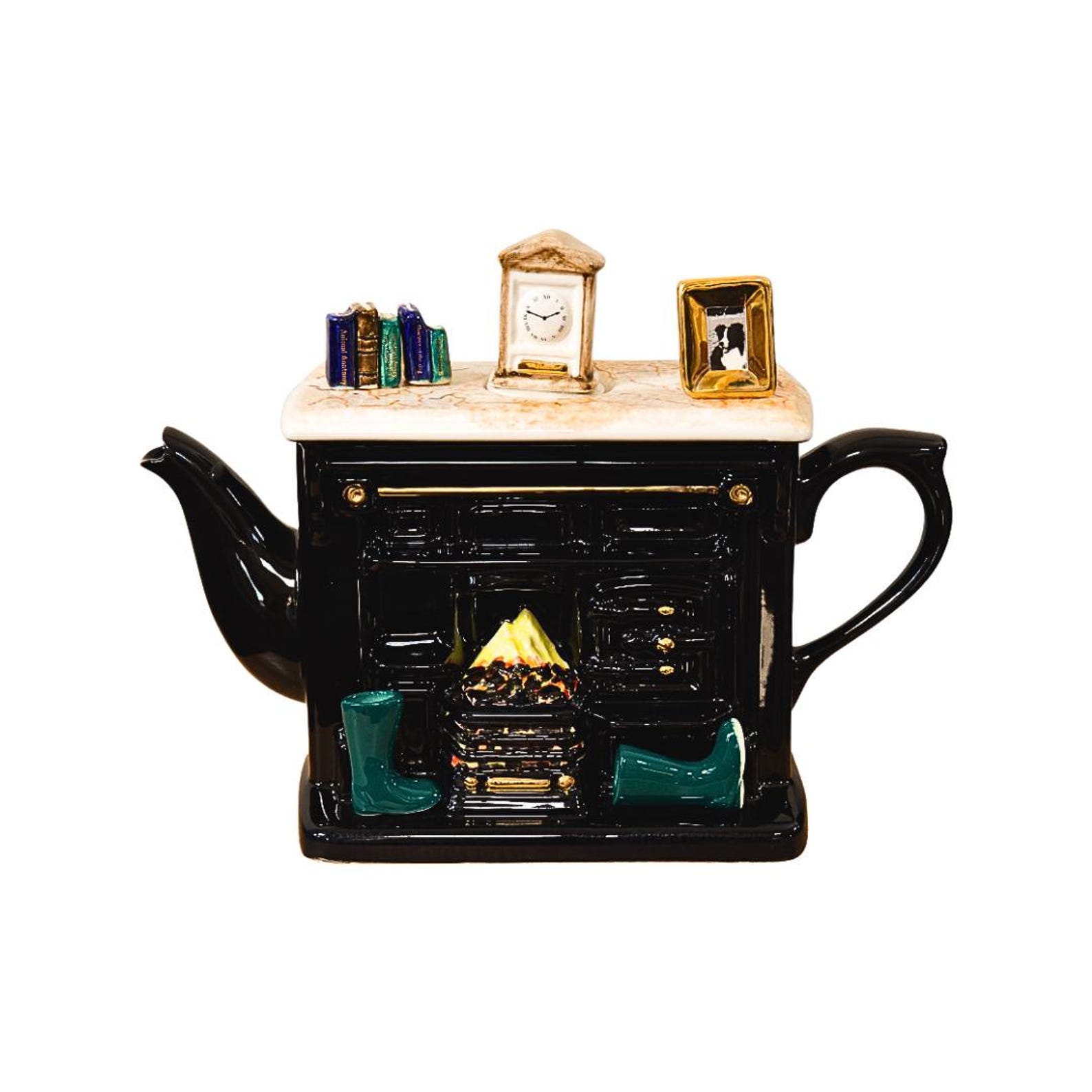 Yorkshire Range Teapot | Large Novelty Teapot | UK Ceramic | Kitchen ...