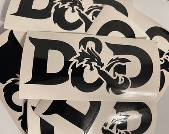Dungeons and Dragons Decal Car - Etsy