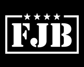 FJB Vinyl Die Cut Decal - Etsy