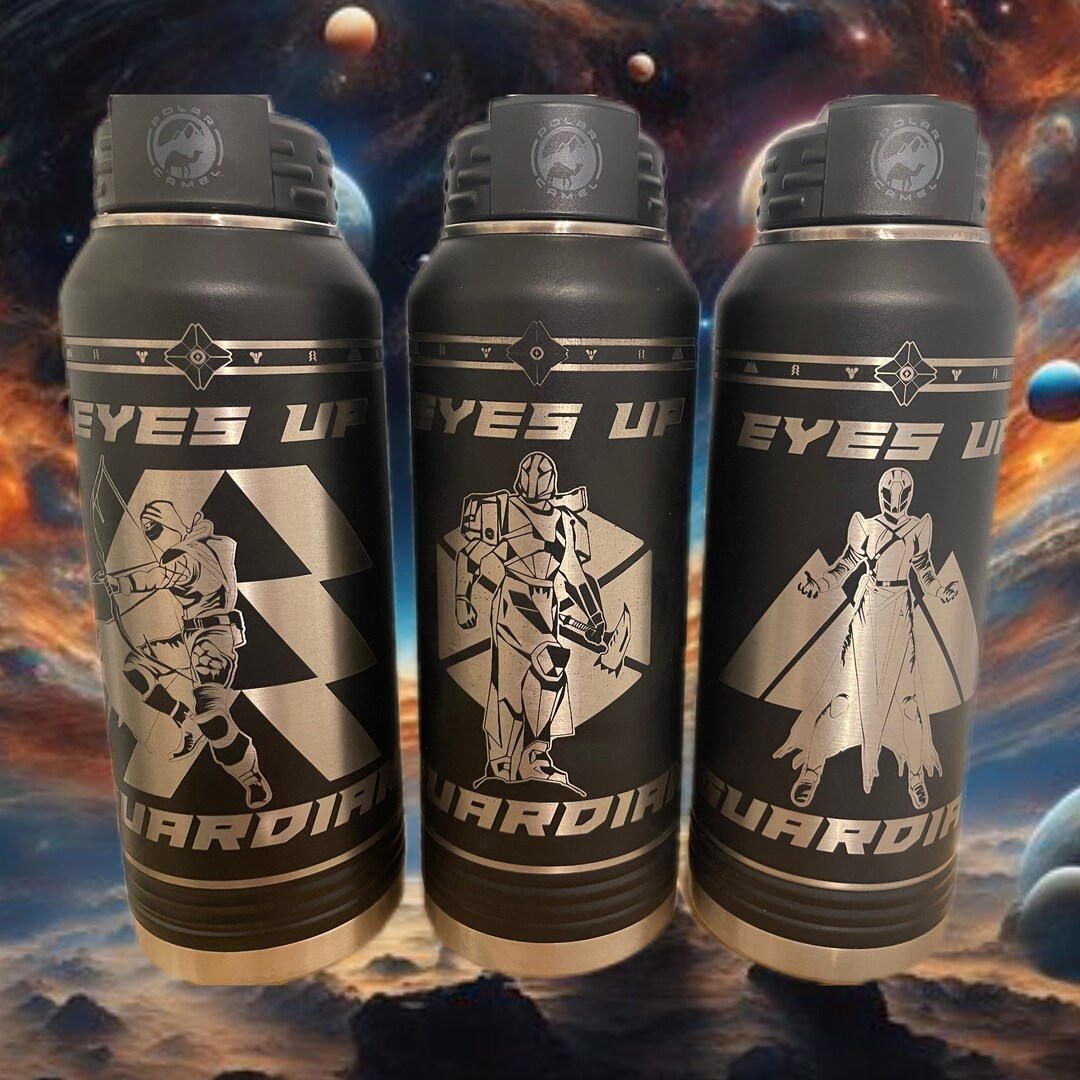 Destiny 2 Inspired Water Bottle, Destiny 2 Gift, Destiny 2, Hunter ...