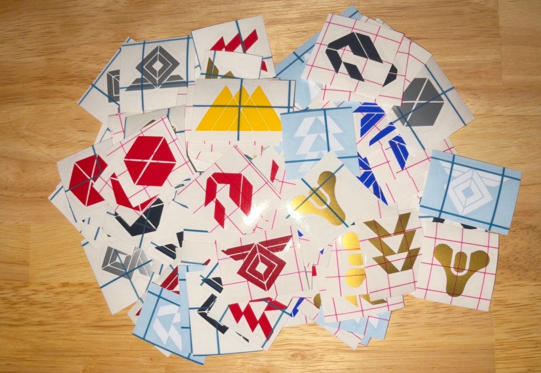 Destiny 2 Stickers, Warmind, Titan Class Decal, Destiny 2 Decal Gift ...