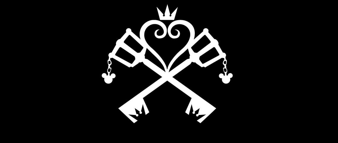 Kingdom Hearts Decal, Keyblades Car Decal, King Mickey, Kingdom Hearts ...