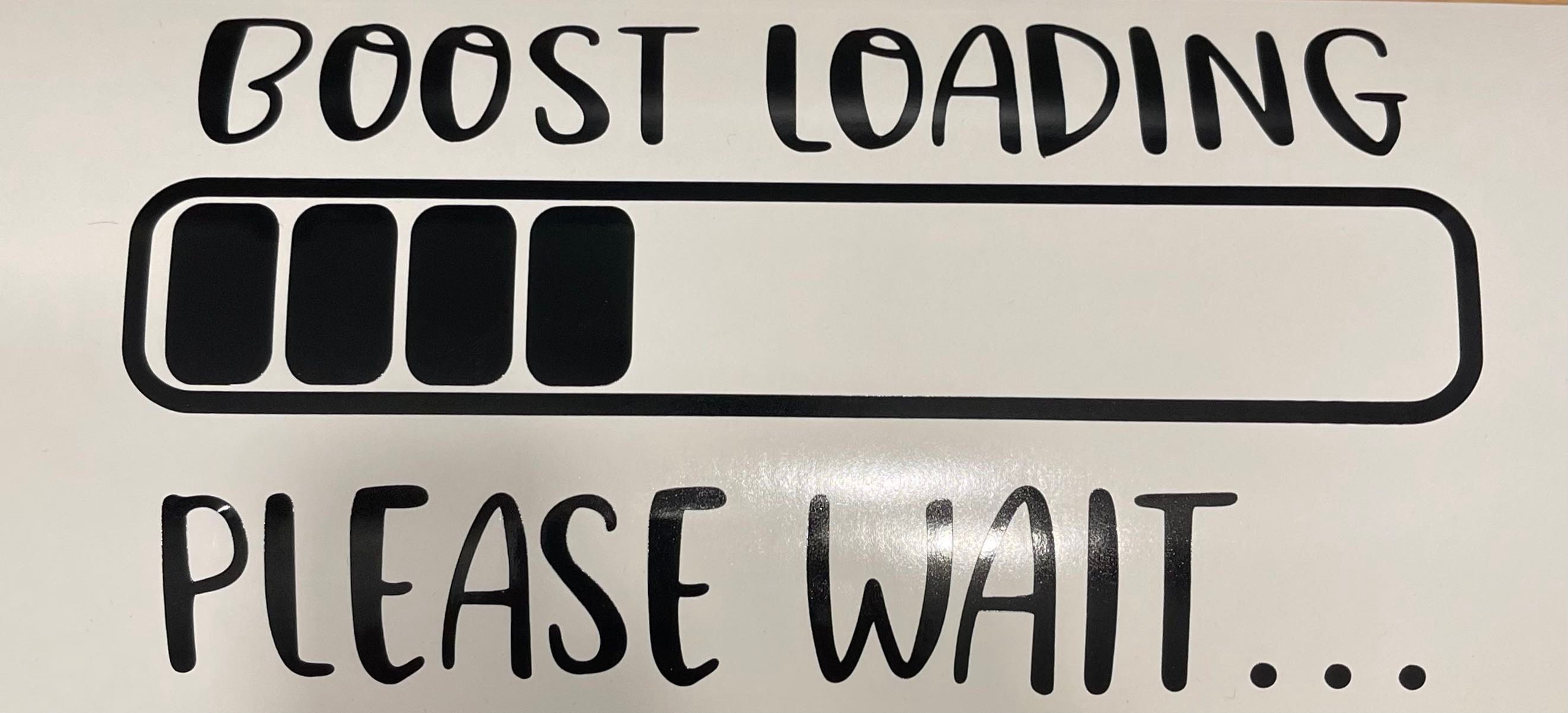 Boost Loading Decal - Etsy