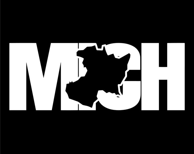 Michoacan, Mexico, Mexican State Decal, Michoacan State Decal, Estado ...
