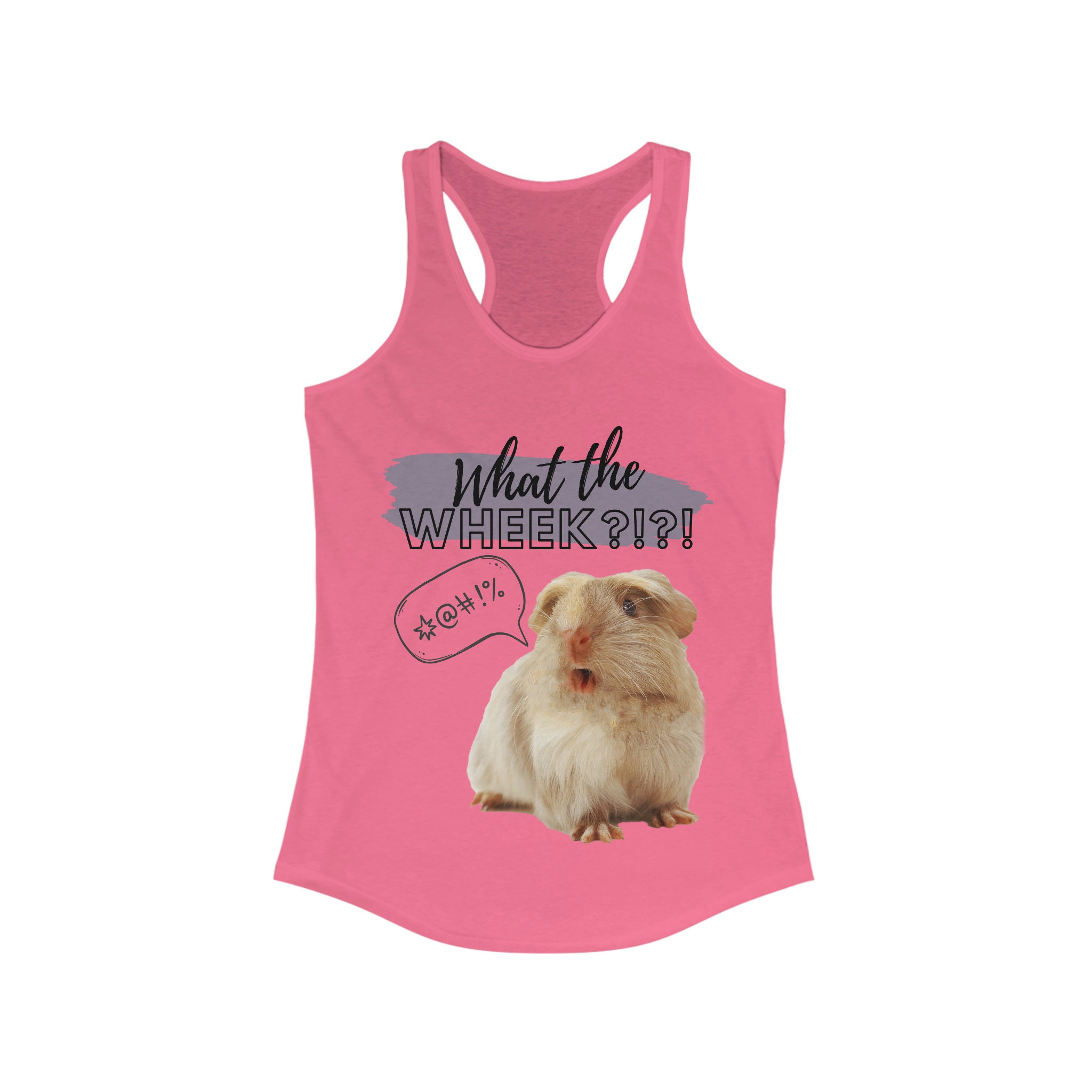 What the Wheek Guinea Pig Ideal Racerback Tank Top Shirt - Etsy