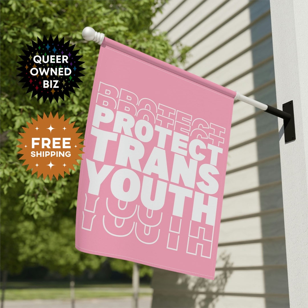 Protect Trans Youth House Flag Pride Month Decorations Safe - Etsy
