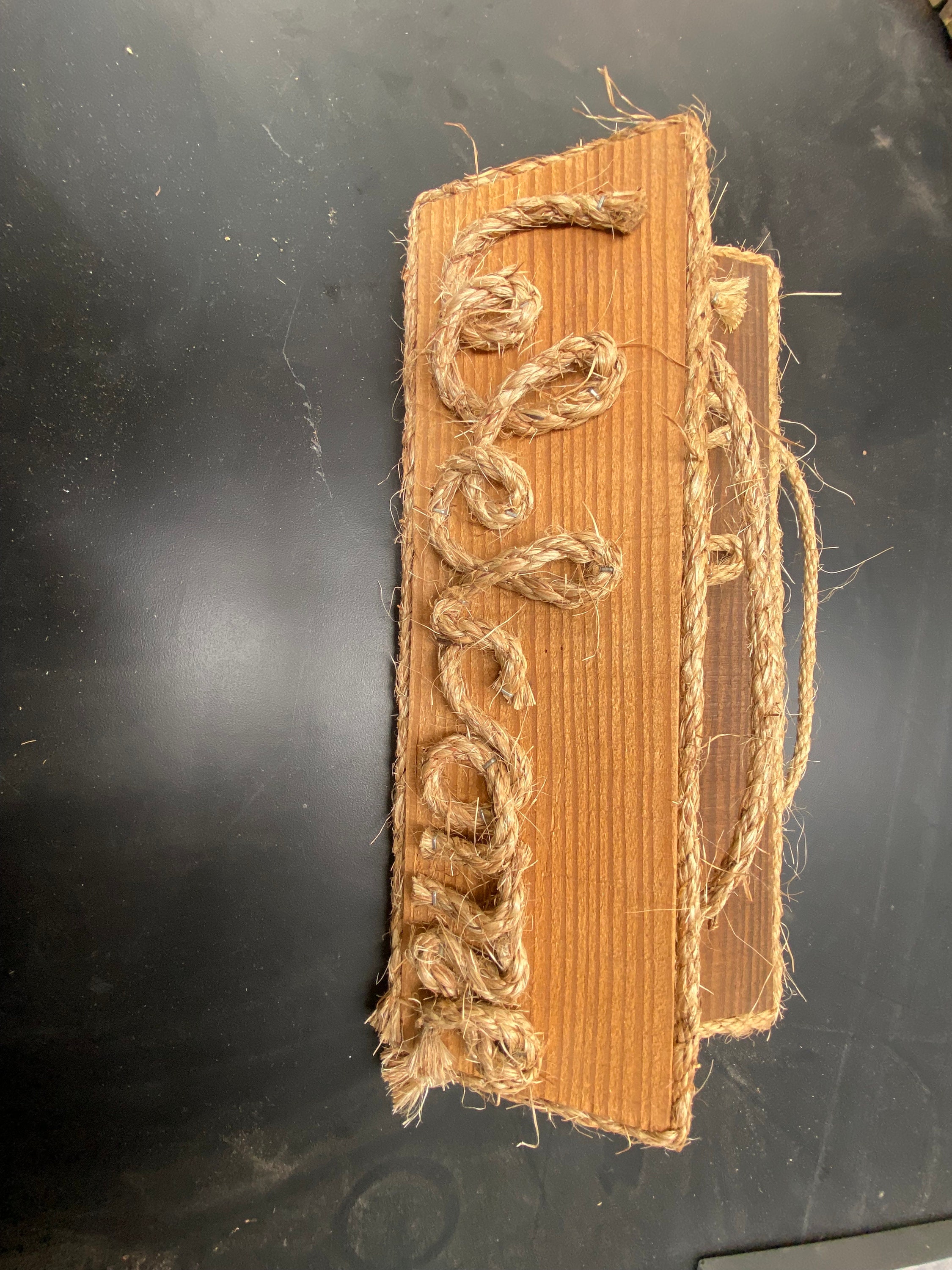 Welcome Wood Rope Signs - Etsy