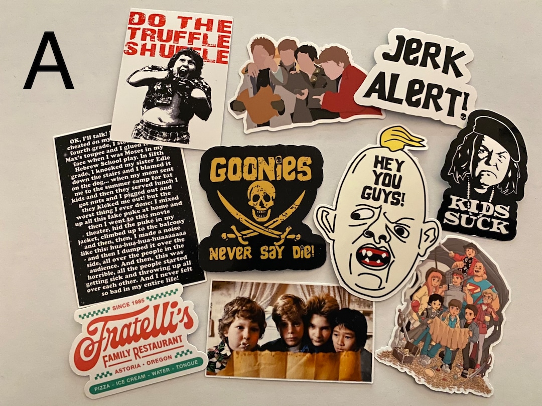 The Goonies 10-pack of Stickers - Etsy