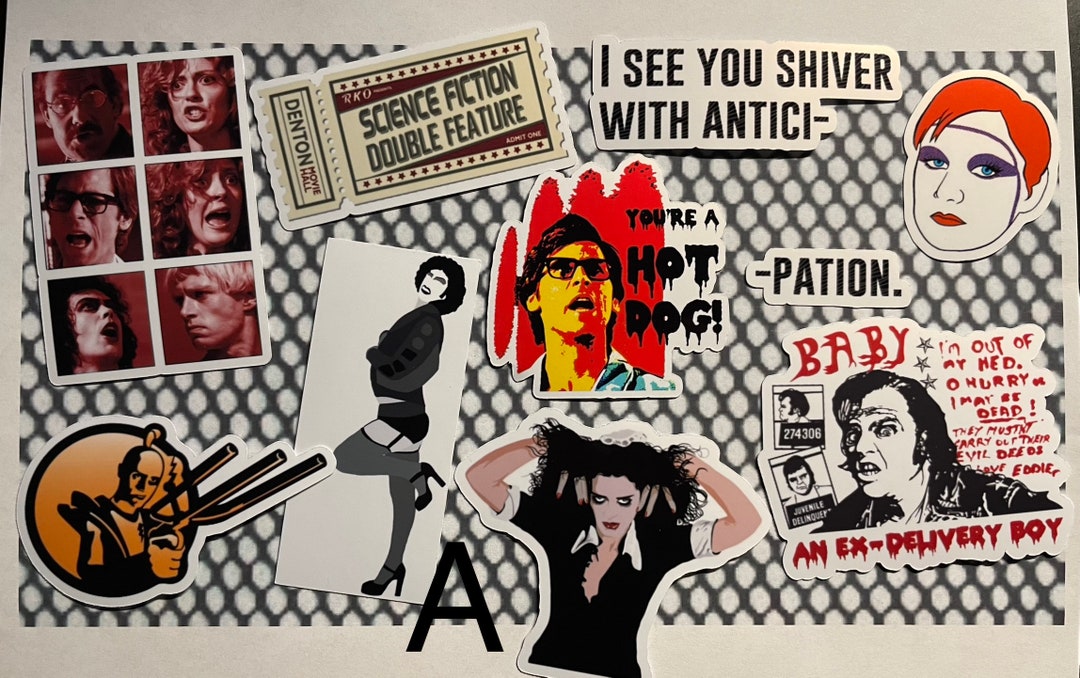 The Rocky Horror Picture Show Sticker 9-pack - Etsy