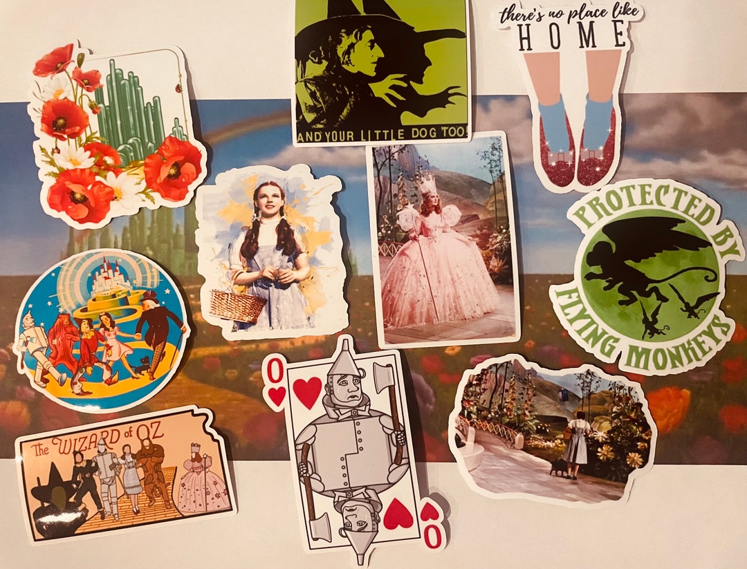 The Wizard of Oz Sticker 10-pack - Etsy