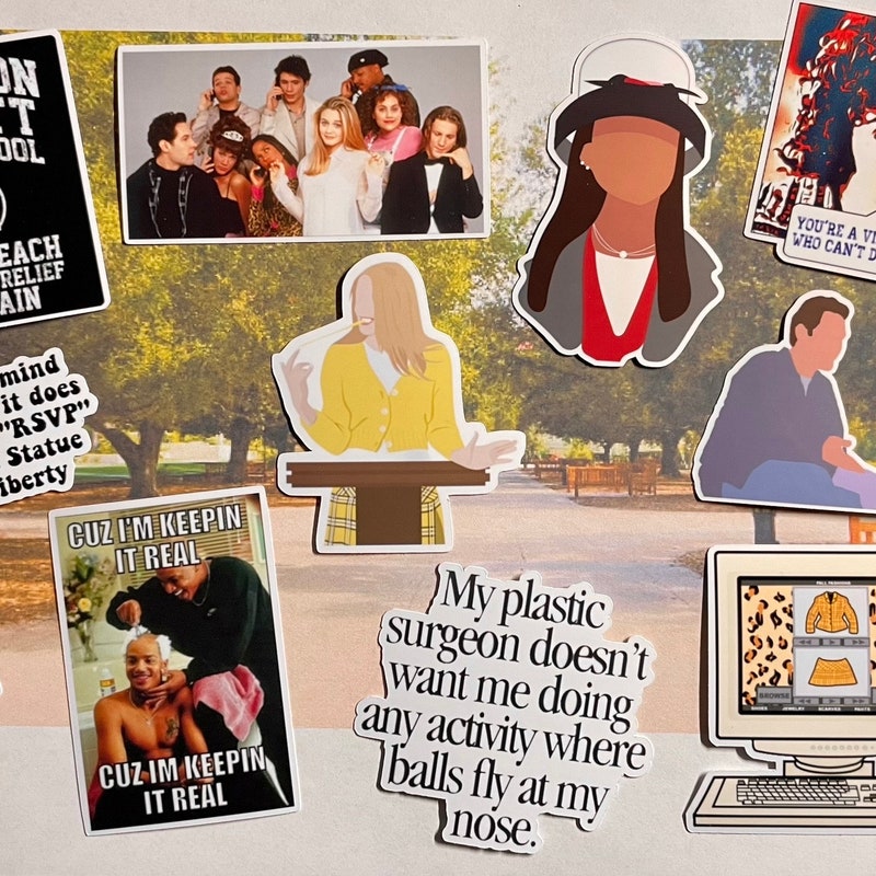 Clueless Stickers - Etsy