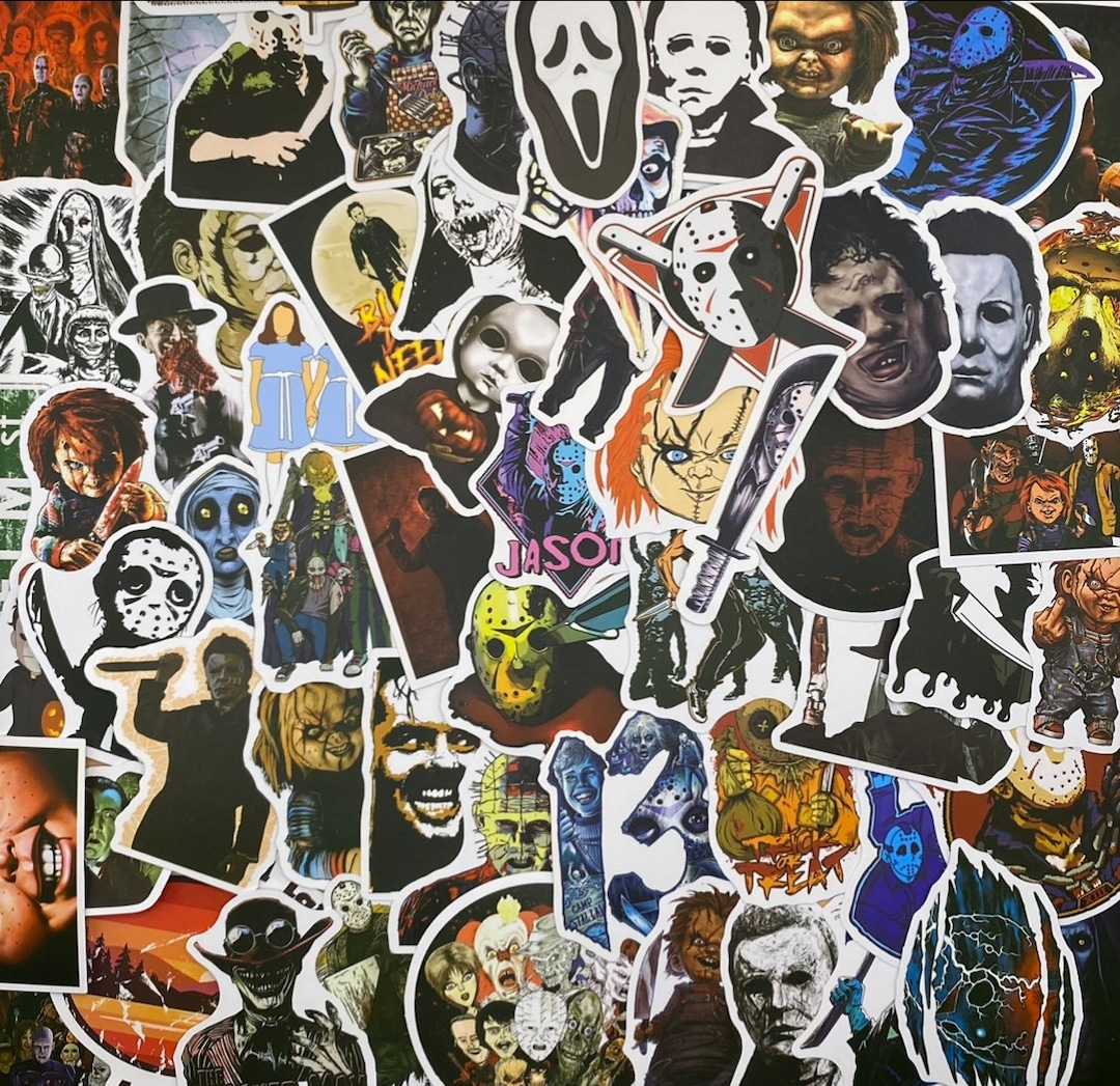 Horror Movie/scary 10-pack of Stickers - Etsy