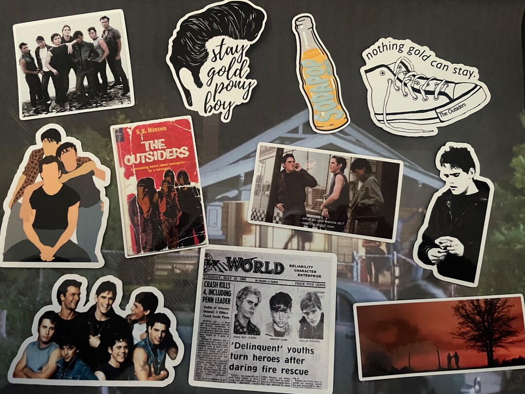 The Outsiders 10-pack of Stickers - Etsy