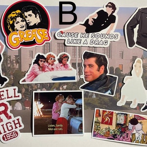 Grease 10-pack of Stickers - Etsy