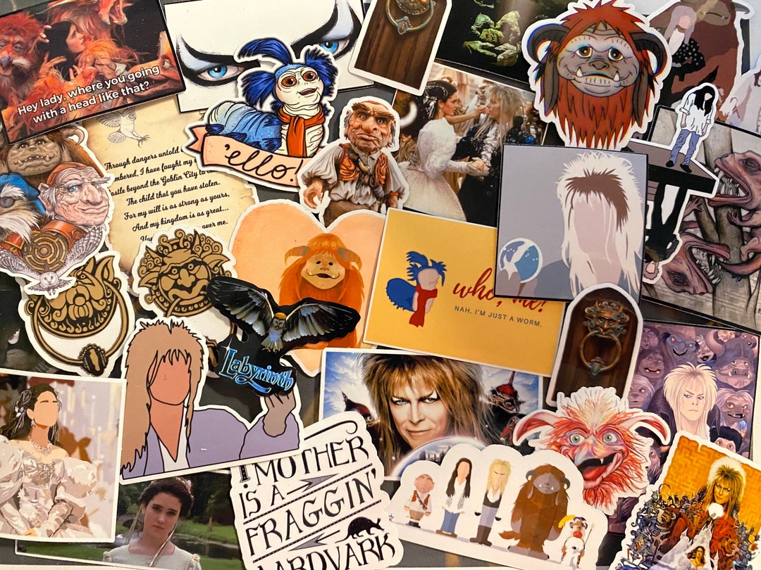 Labyrinth 10-pack of Stickers - Etsy