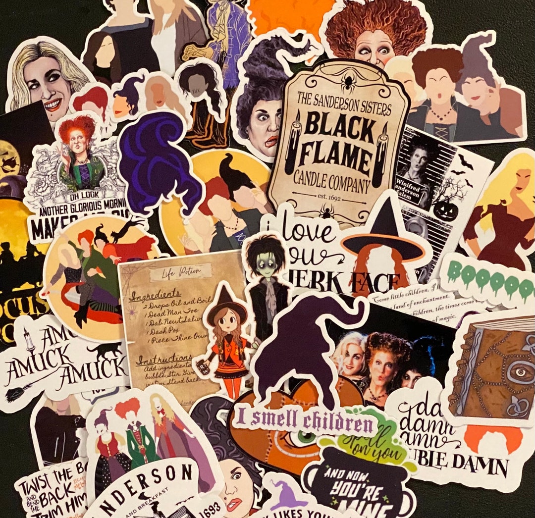 Hocus Pocus 10-pack of Stickers - Etsy