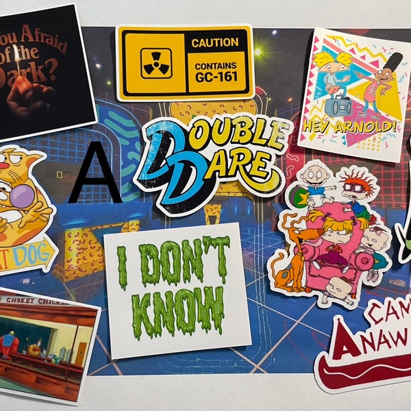 Nickelodeon Stickers - Etsy