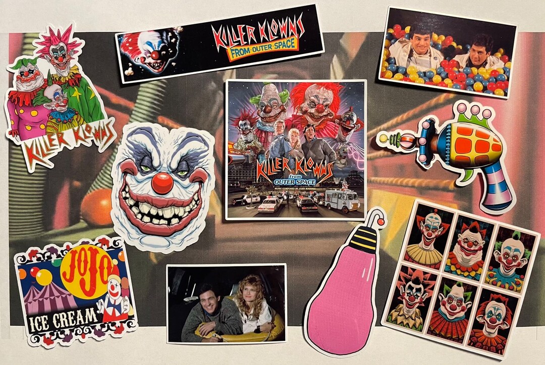 Killer Klowns From Outer Space 10-pack of Stickers - Etsy